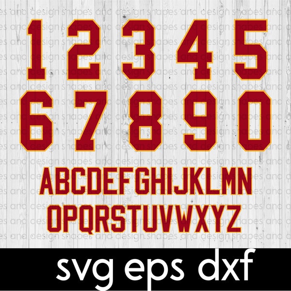 Chiefs Letters Svg - Etsy