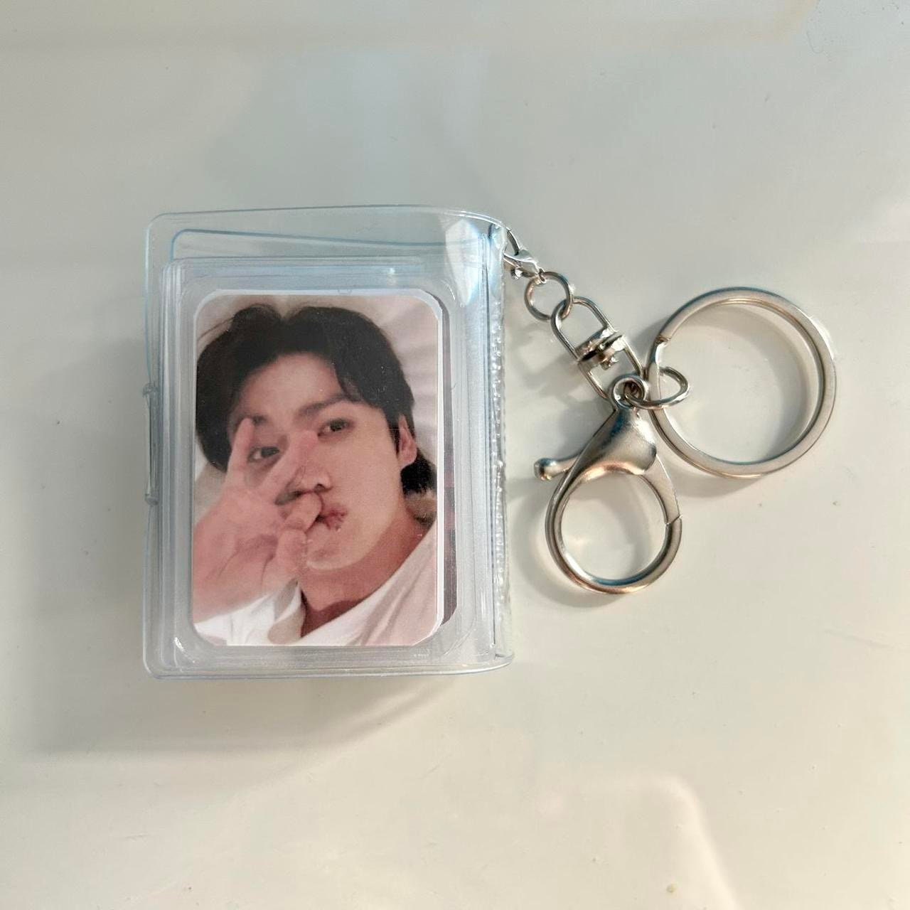 BTS Jungkook Weverse Handmade Mini Laminated Photocard Photobook Key ...