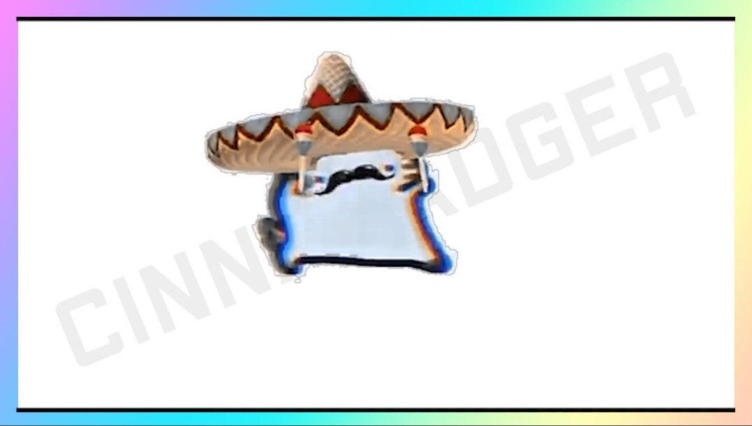 Transparent Background Mexican Cat With Music Stream Decoration for ...