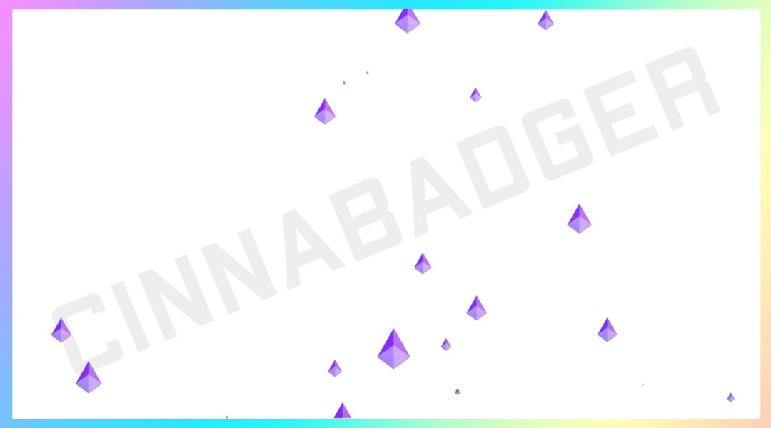 Transparent Bits Falling 100 Bit Stream Decoration for Use in OBS by ...