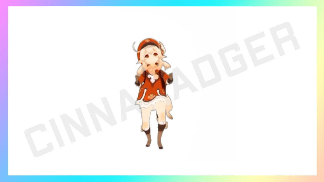 Transparent Background Dancing Klee From Genshin Impact Tiktok Meme ...