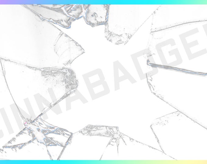 Transparent Background Glass Screen Shatter Decoration for Channel ...