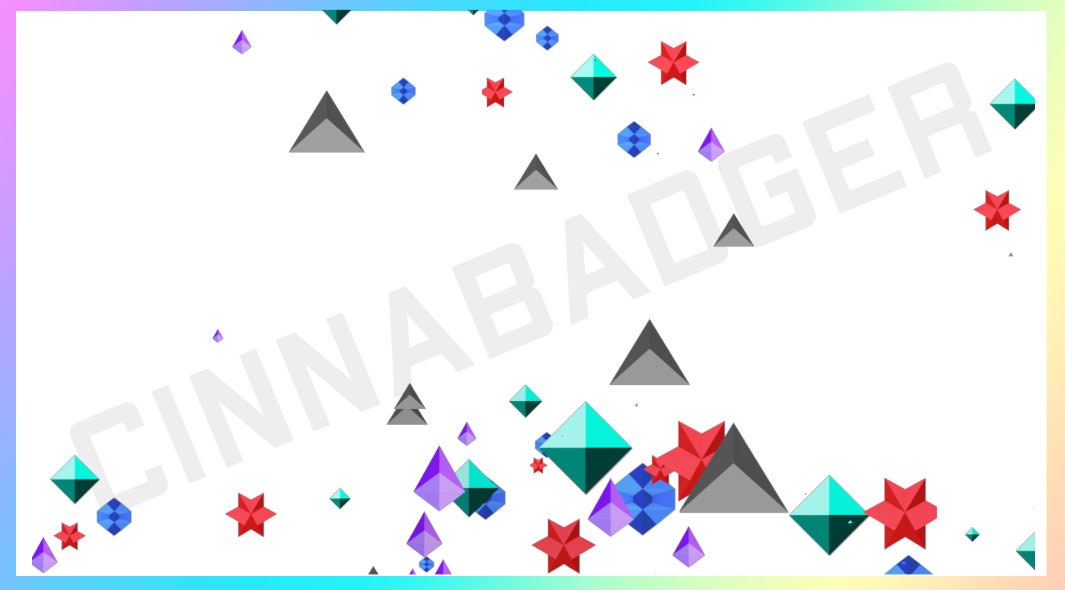 Transparent Bits Falling All Bit Icons Stream Decoration for Use in OBS ...