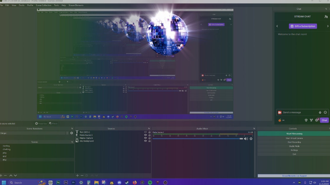 Transparent Party Disco Ball Rave Stream Decoration for Use in OBS by ...