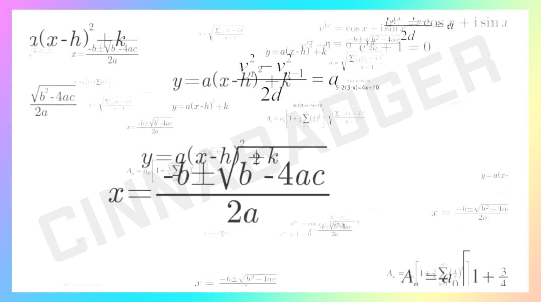 Transparent Math Thinking Meme Stream Decoration for Use in OBS by ...