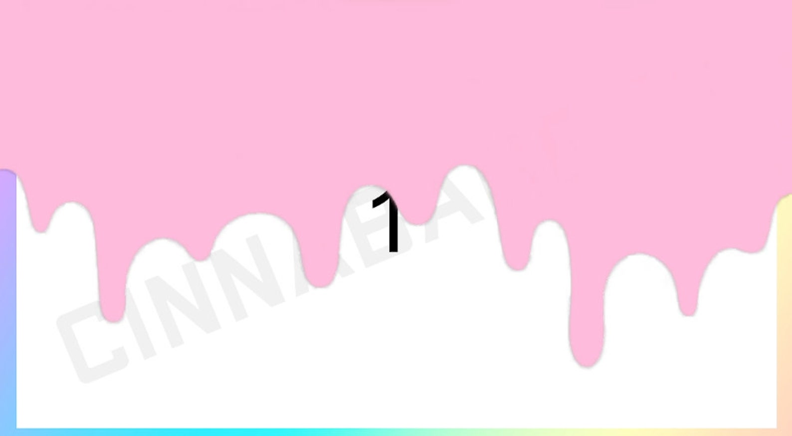 Pastel Pink Paint Drip Melt Animated Stinger Transition for Use in OBS ...