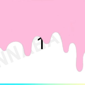 Pastel Pink Paint Drip Melt Animated Stinger Transition for Use in OBS ...