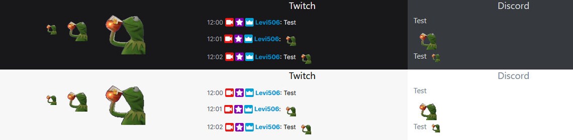 Animated Frog Tea Sipping Sip Meme Emote for Use on Streaming Sites ...