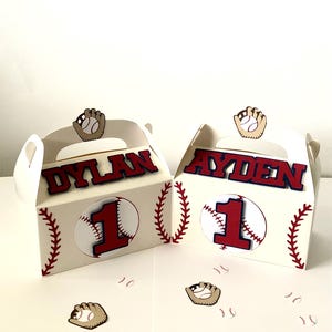Baseball Favor Boxes - Etsy