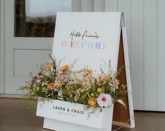 Wedding Welcome Frame - Etsy