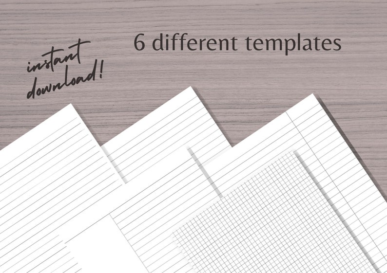 Notebook Paper Templates Dark Academia A4 & Goodnotes Format - iPad ...