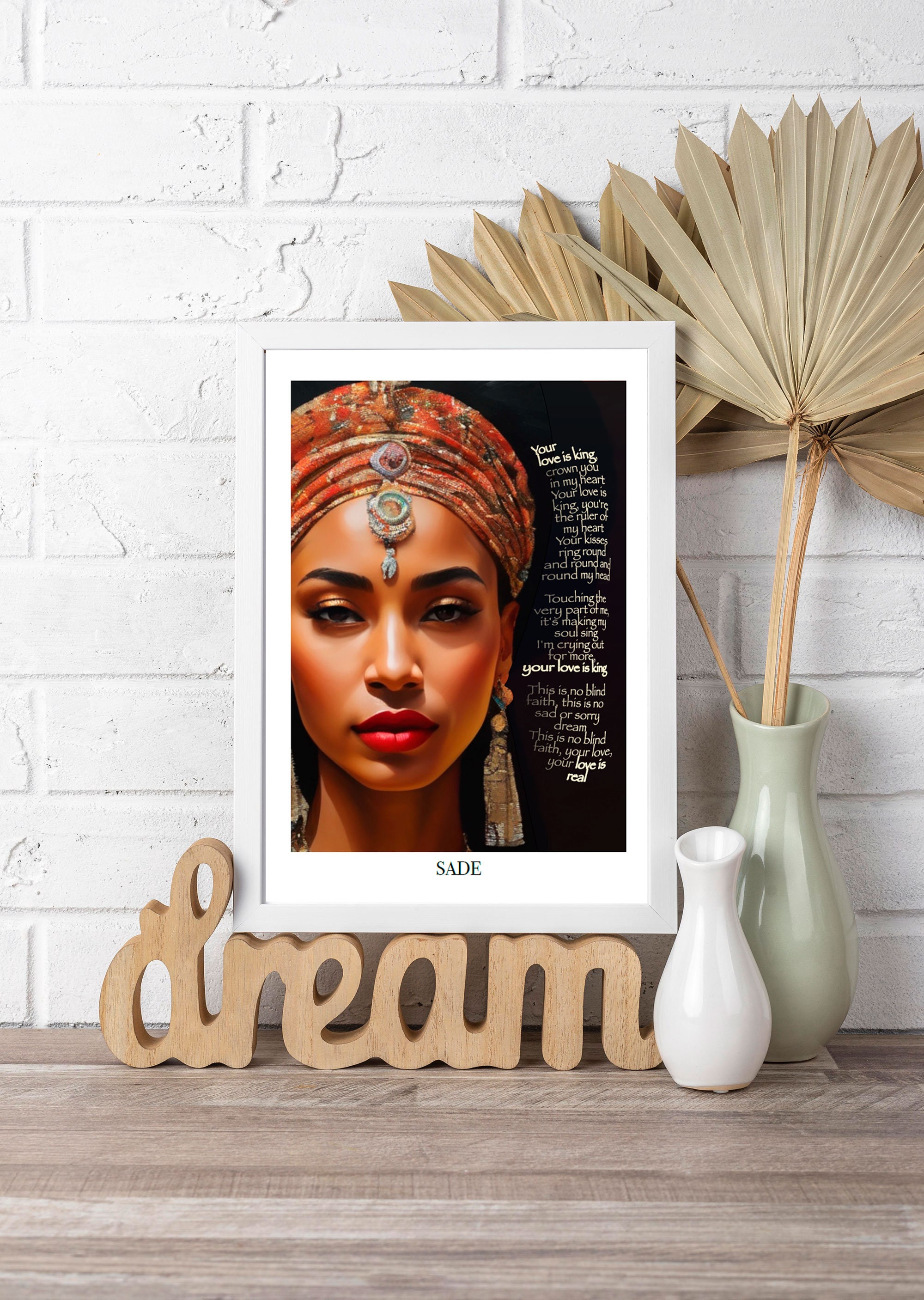Sade, Digital Print, Singer, Portrait, Art, Nigerian, Africa, Wisdom ...