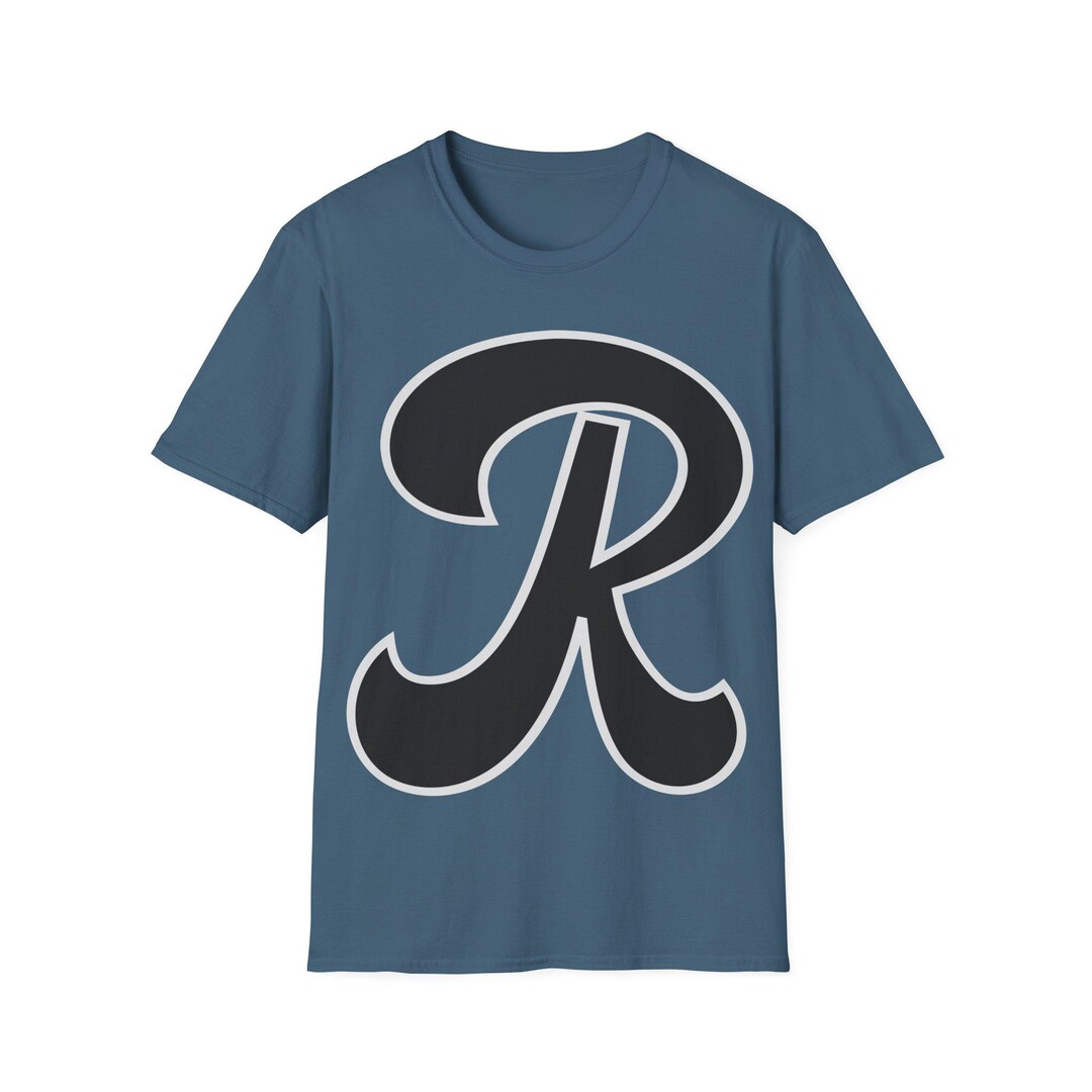 Dynamic Style Unisex Softstyle T-shirt With Giant 'R', Personalized ...