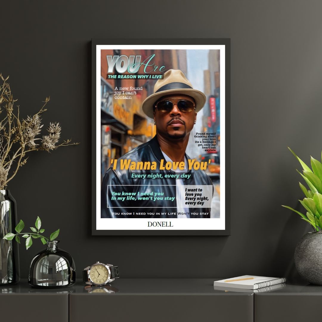 Donell Jones, Portrait, Instant Download, Poster, New York, Digital ...