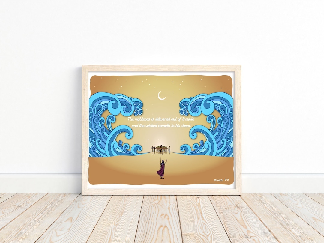 Israel, Moses, Encouraging Words, Inspiration Poster, Bible Verse ...
