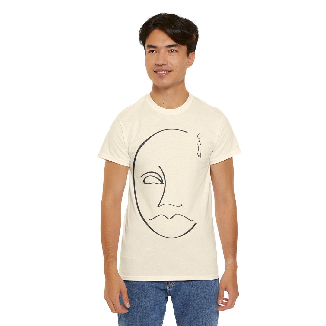 Calm, Relax, Face, T-shirt, Sculpture, Letter Art, Phrase, Peace ...