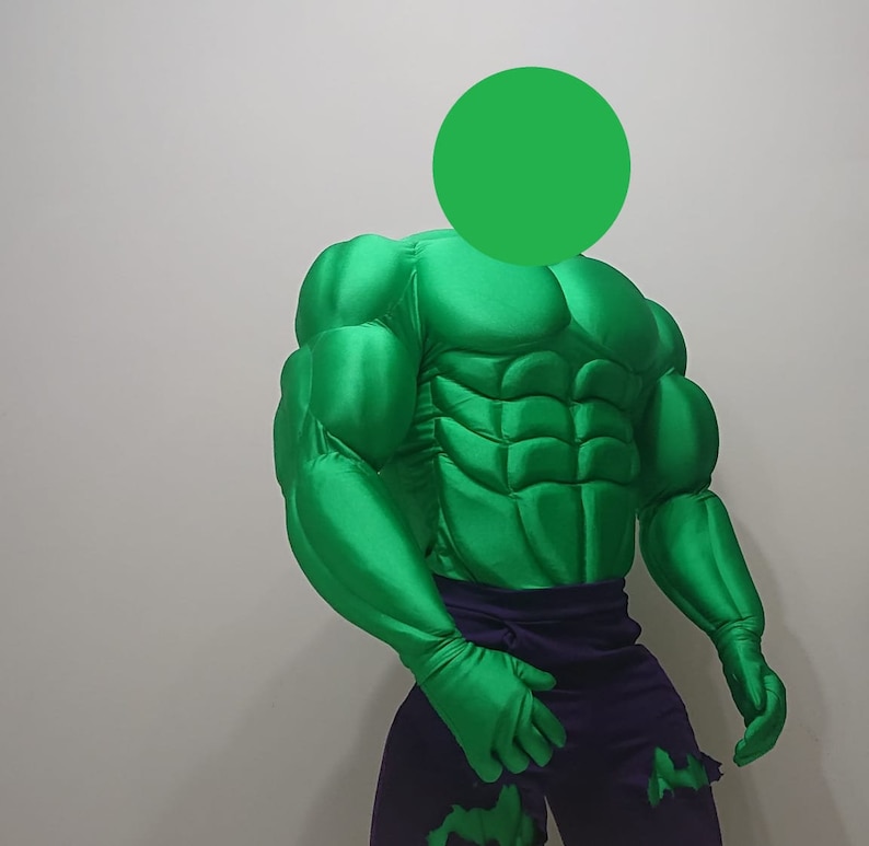 Muscle Suit for Cosplay (green Spandex Fabric) - Etsy