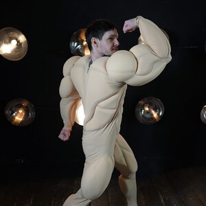 Muscle Suit for Cosplay Beige Suit - Etsy