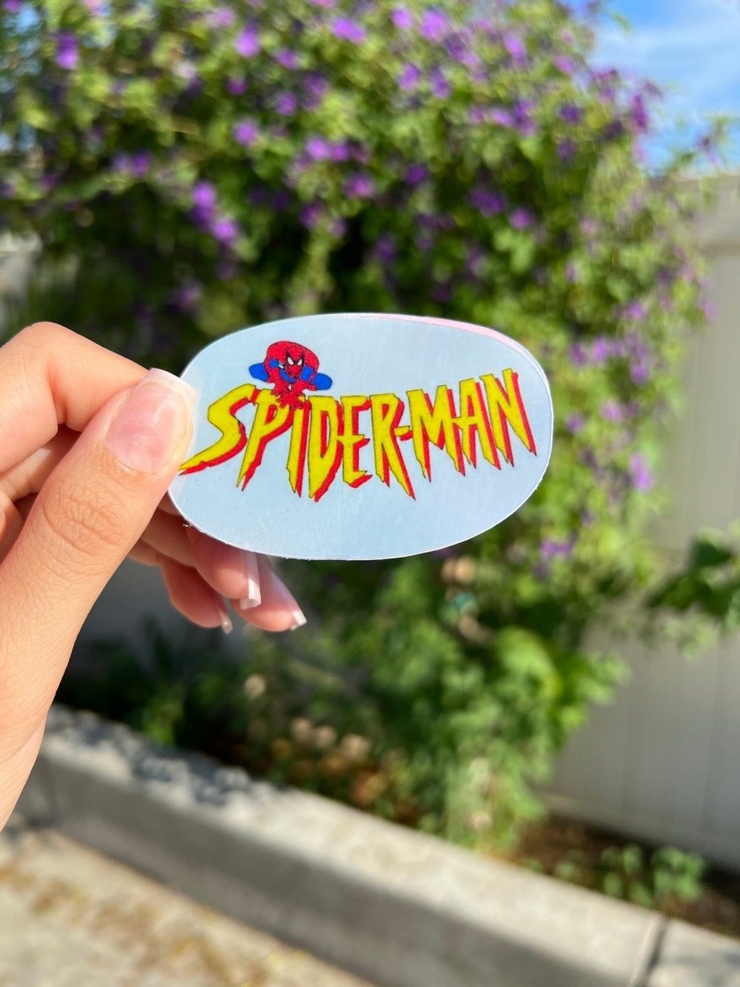 Spider-man Holographic Sticker - Etsy
