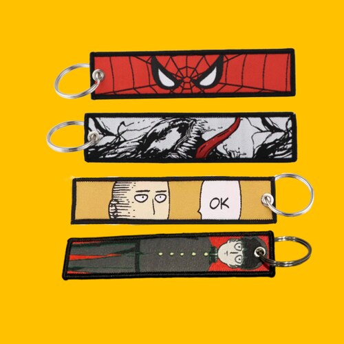 Socially Awkward Embroidered Keychain Funny Key Tag Name Tag - Etsy