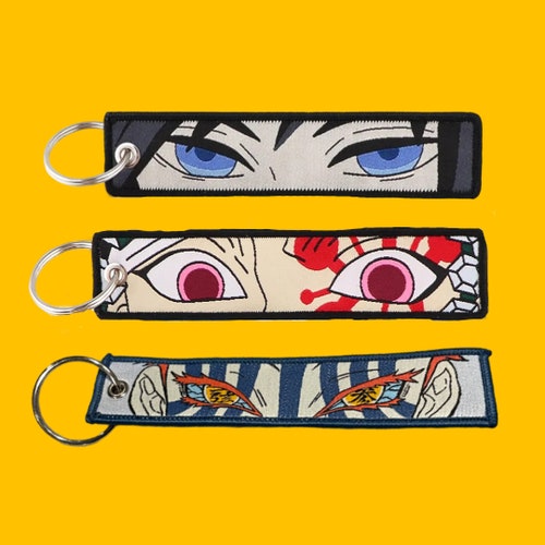 Cute Cat Embroidered Tag Keychain Kawaii Neko Jet Tags - Etsy