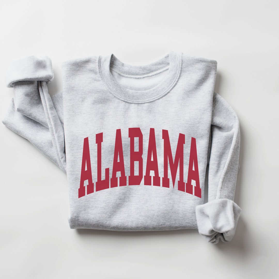 Alabama Sweatshirt, Alabama Crewneck, Alabama Shirt, College Sweatshirt ...