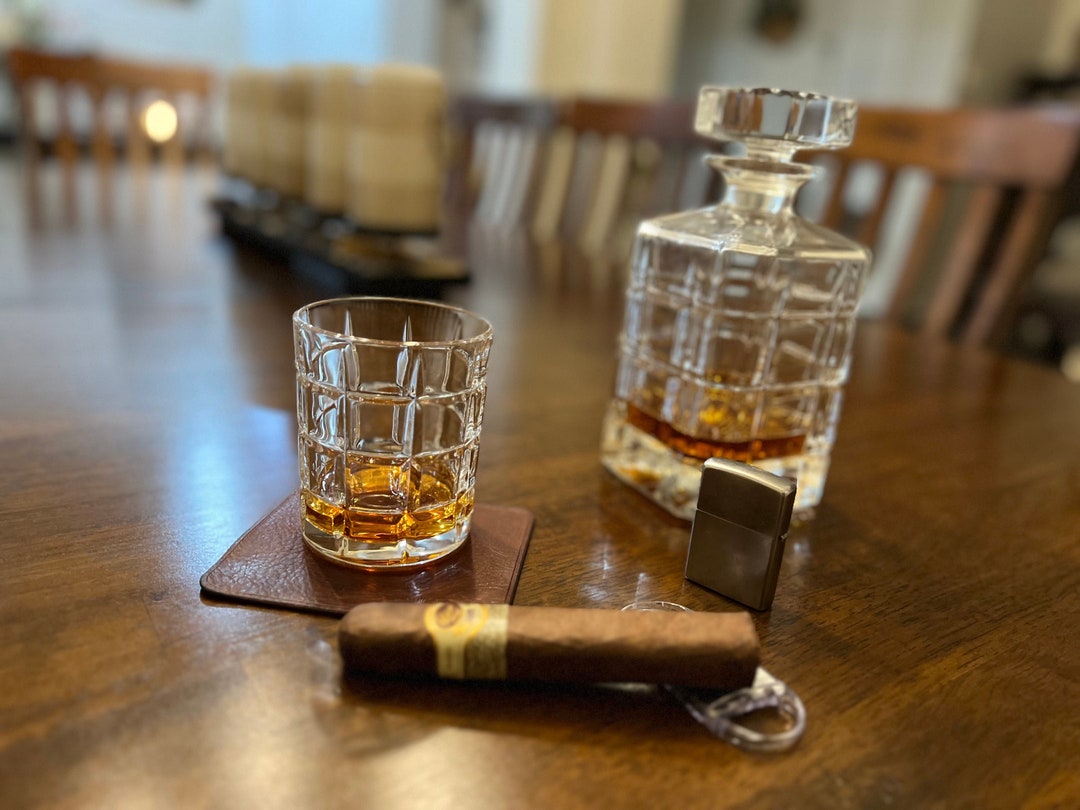 Leather Beverage Mats - Etsy