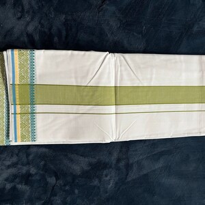 Premium Cotton Dhoti With Khesh/ South Indian Traditional Cotton Dhoti ...