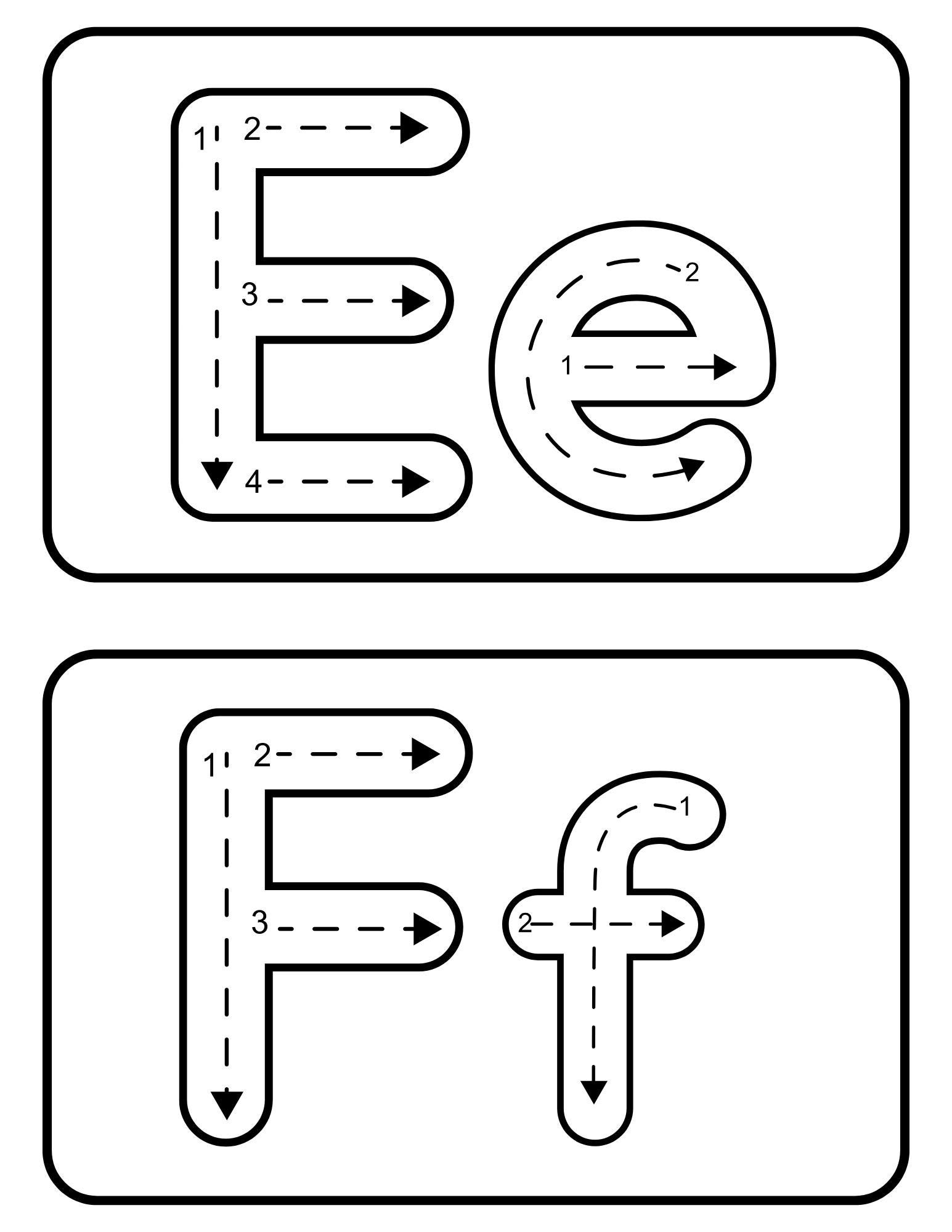 Letter Tracing Cards, Handwriting Practice, Alphabet Tracing Cards ...