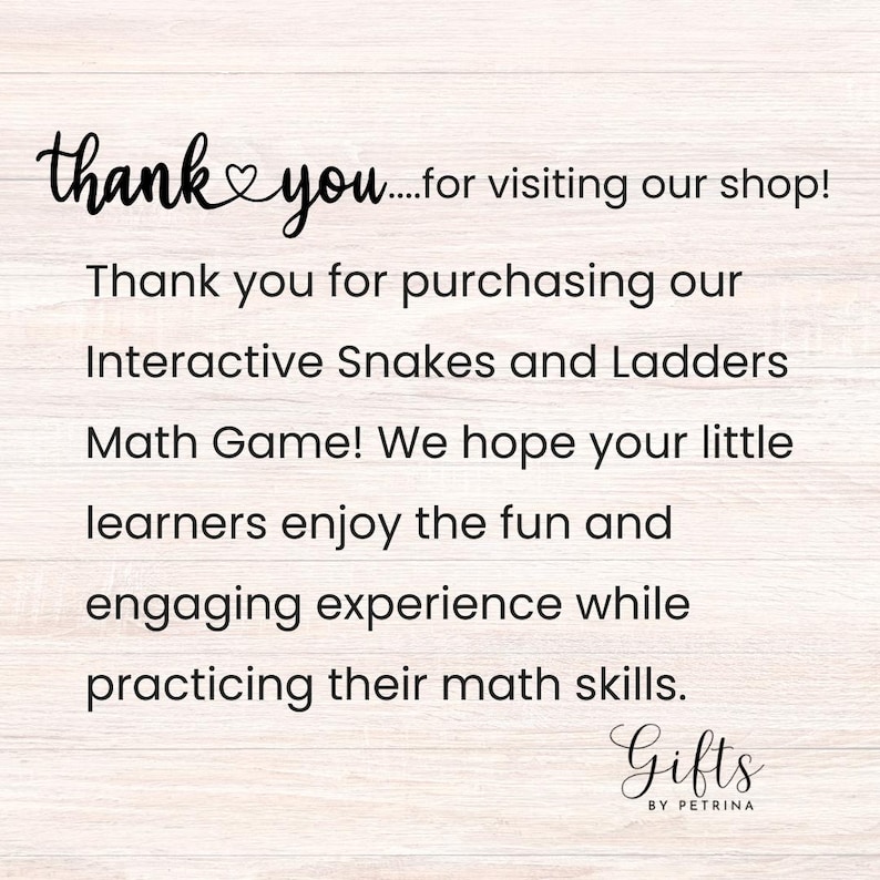 Snakes and Ladders Math Game: Addition & Subtraction (printable PDF) - Etsy