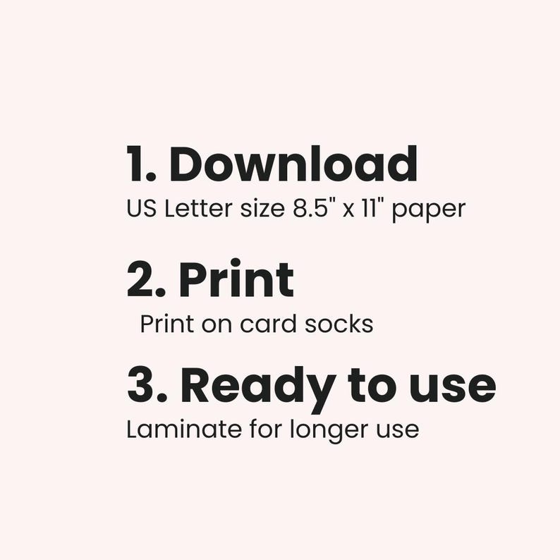 Printable Timetables Bookmarks Set - Etsy