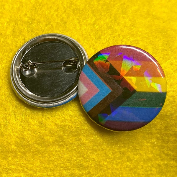 Holographic Button - Etsy