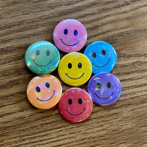 Smile Button Pin Card Thank You Gift Thank You Card - Etsy