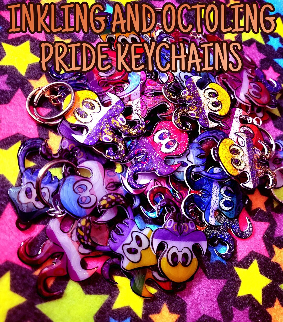 Splatoon Pride Keychains - Etsy