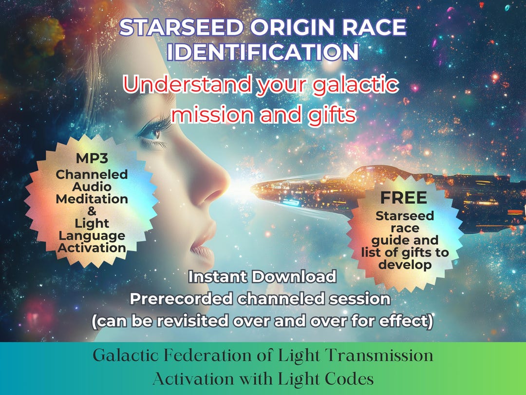 Starseed Origins Meditation and Light Language Activation (MP3 and PDF ...