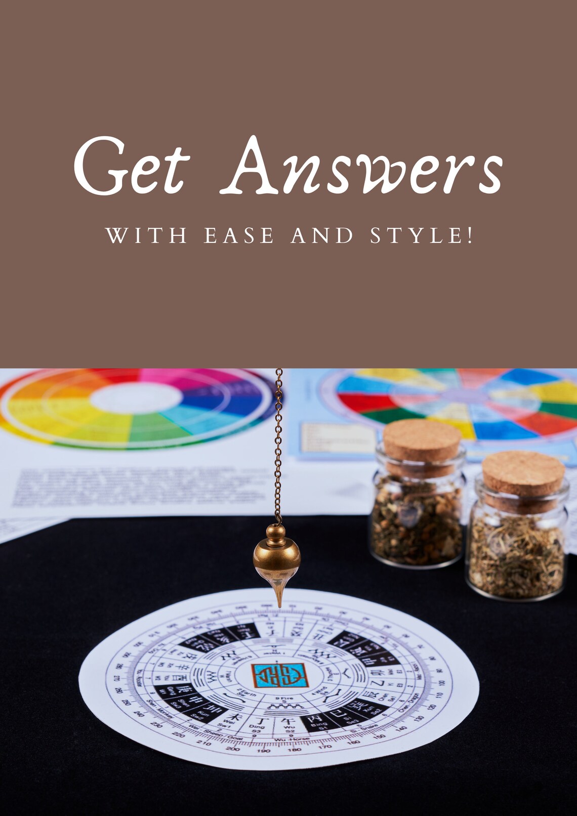 Digital Pendulum Board Set, Dowsing Chart, Dowsing Board, Higher Self ...