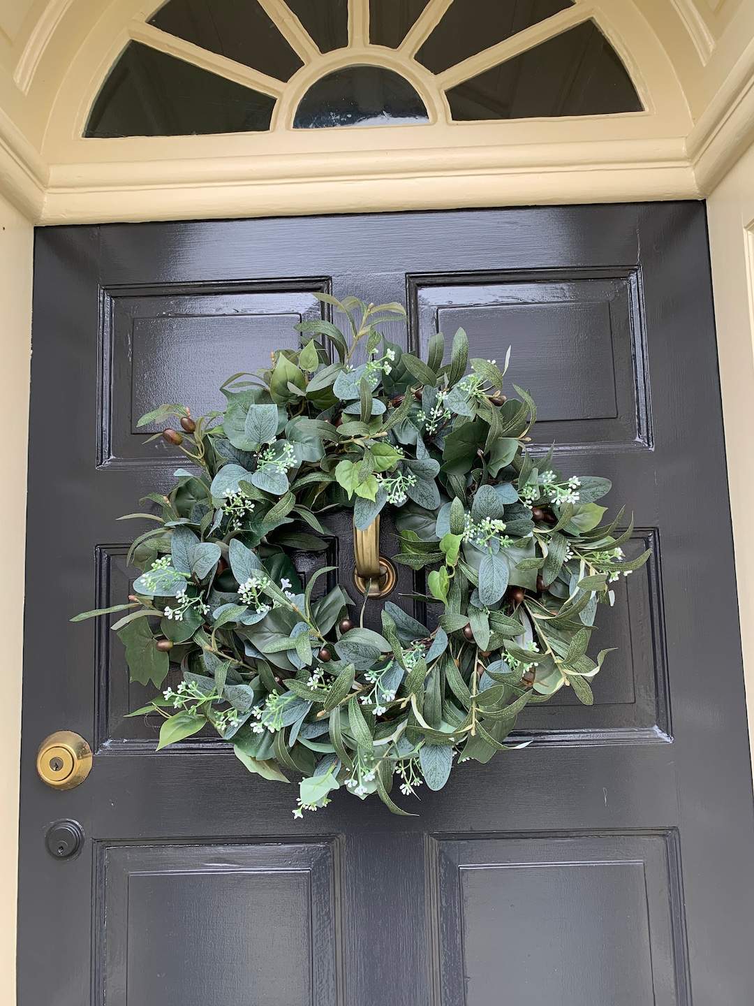 Olive Leaf Wreath Eucalyptus Wreath All Season Wreath - Etsy