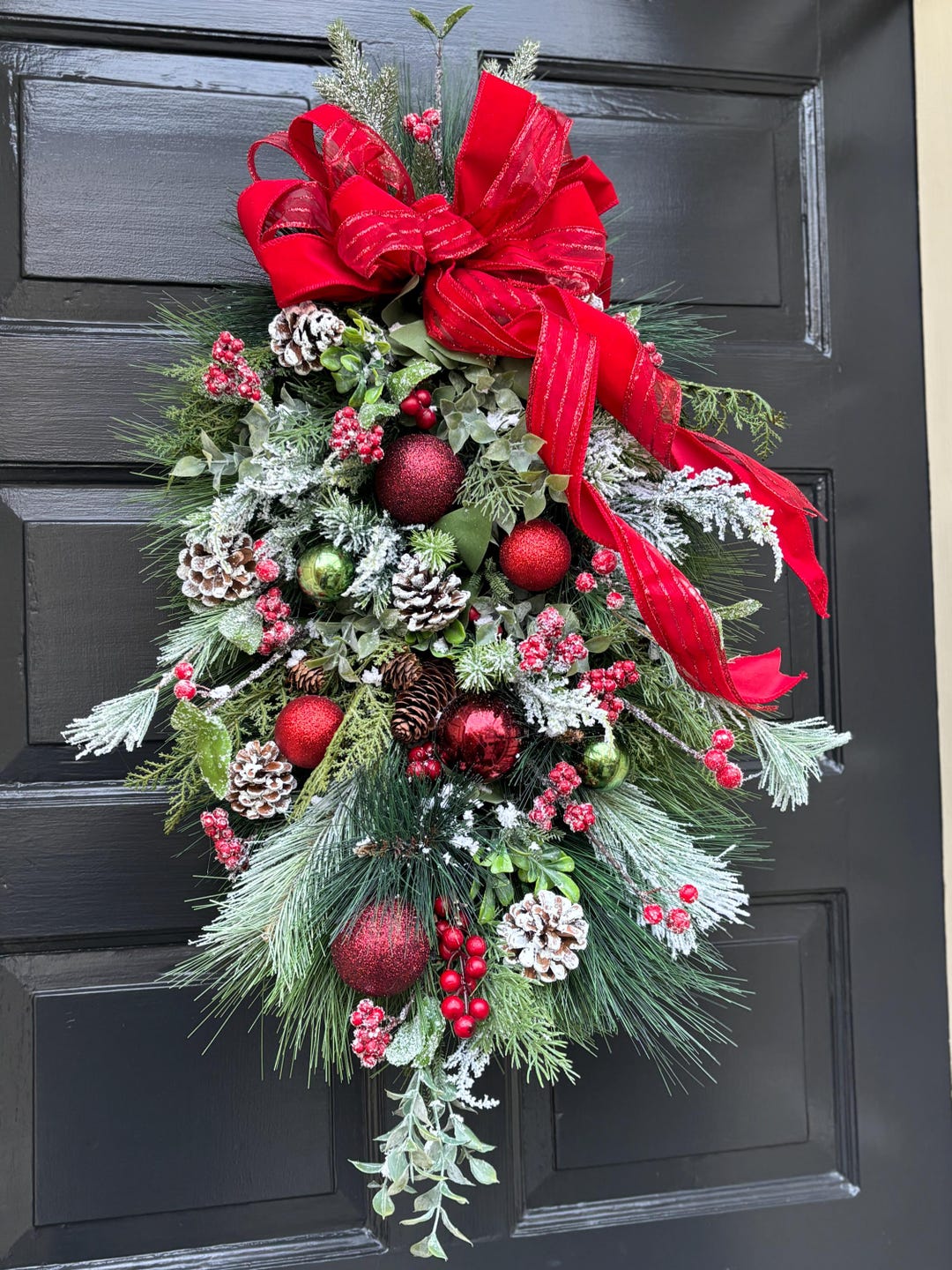 Christmas Swag, Holiday Swag, Christmas Decor, Holiday Decor, Floral ...