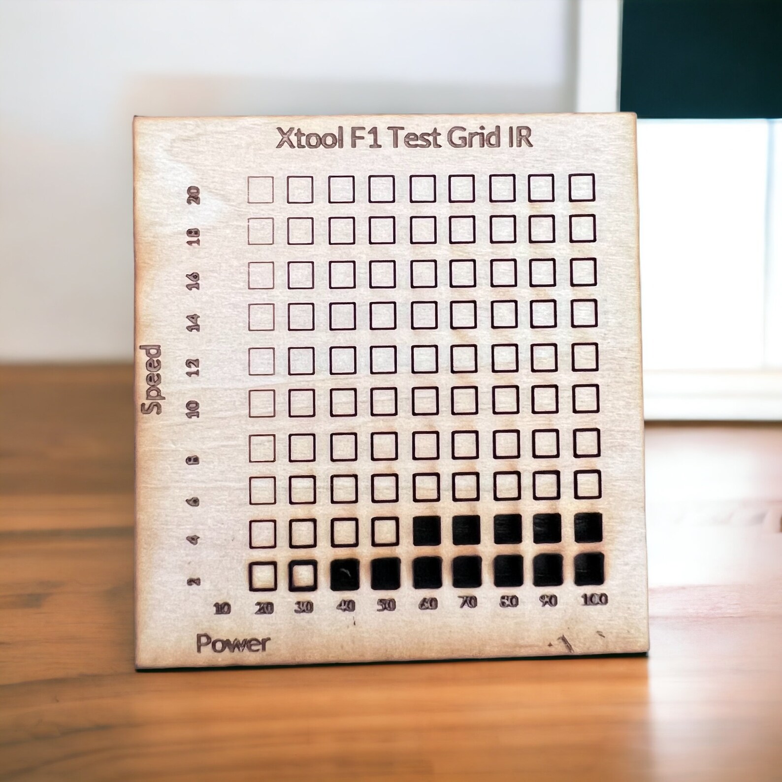 Xtool F1 Cutting Blue Light Test Grid - for Xtool Creative Suite - XCS ...