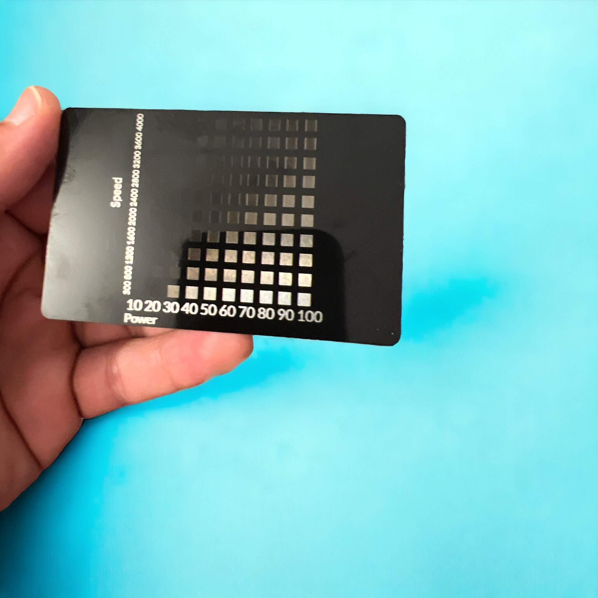 Xtool F1 Engraving Test Grid: Blue Light/ir, XCS File (instant Download ...