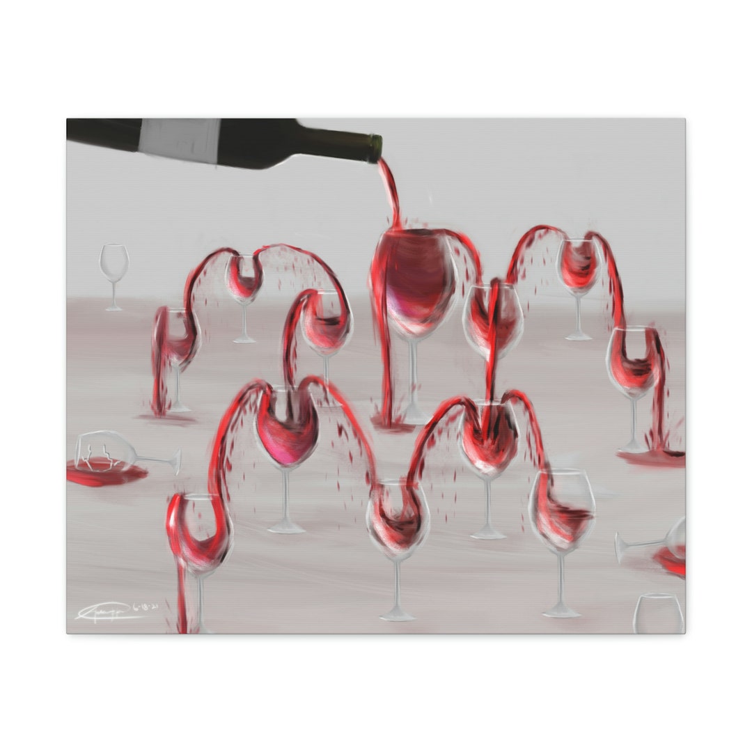 Overflow (canvas) - Etsy