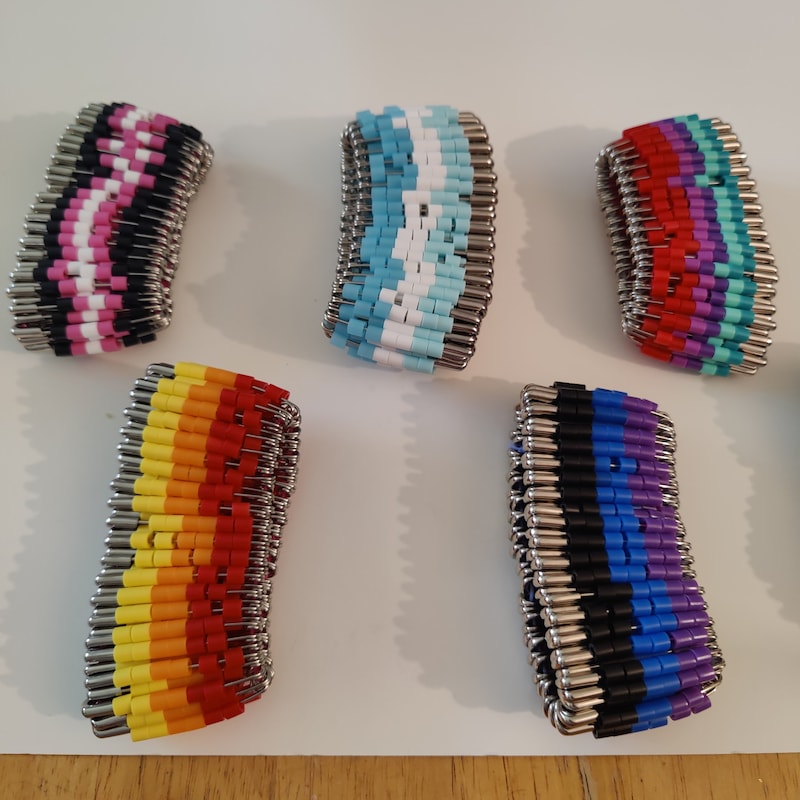 Beaded Safety Pin - Etsy