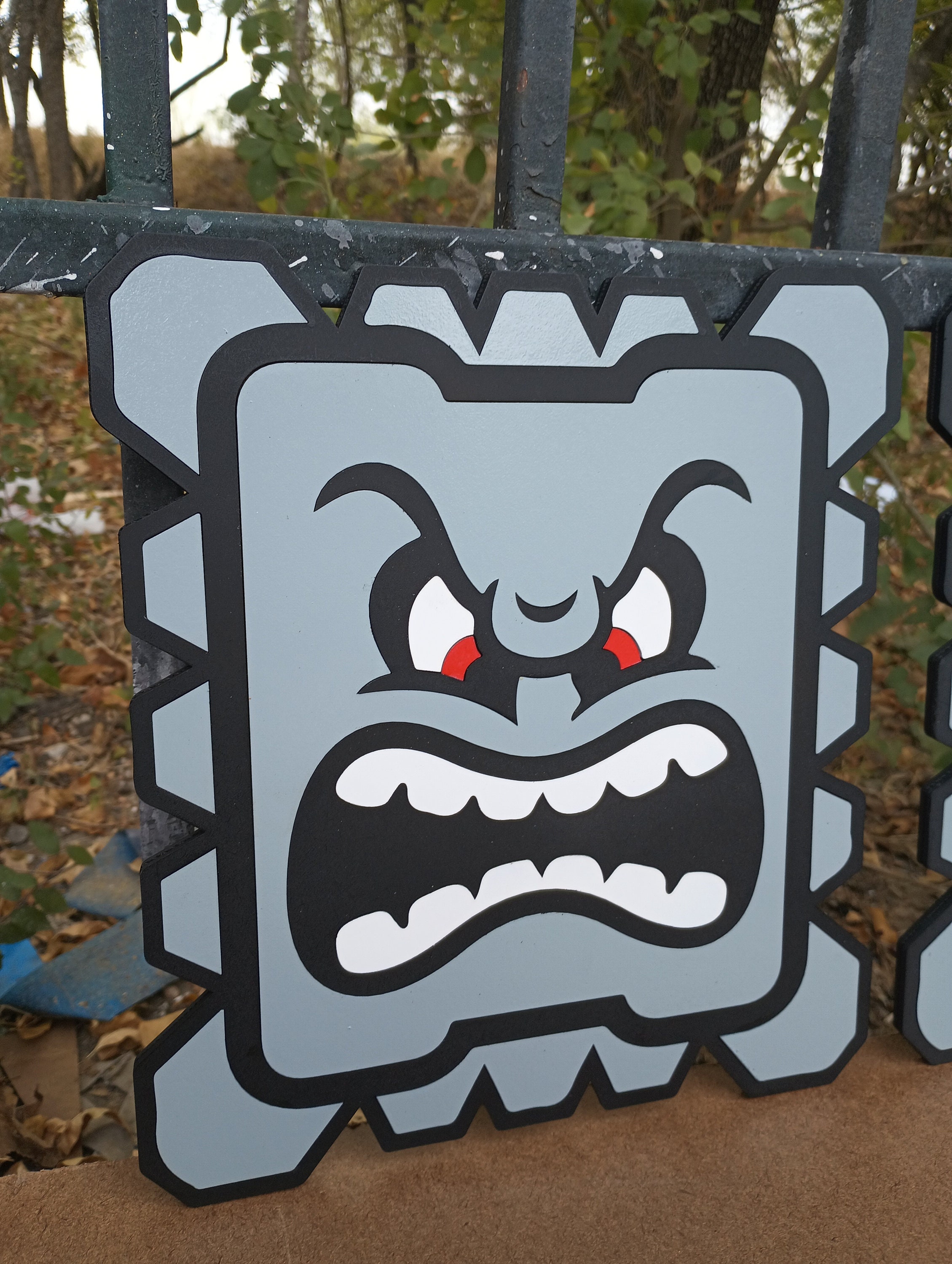 Super Mario Thwomp - Etsy