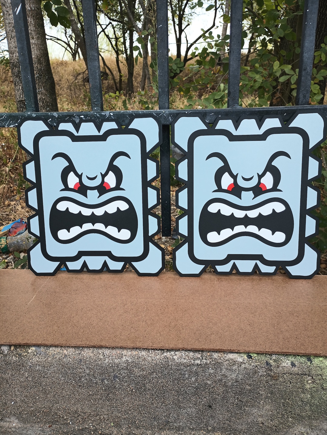 Super Mario Thwomp - Etsy