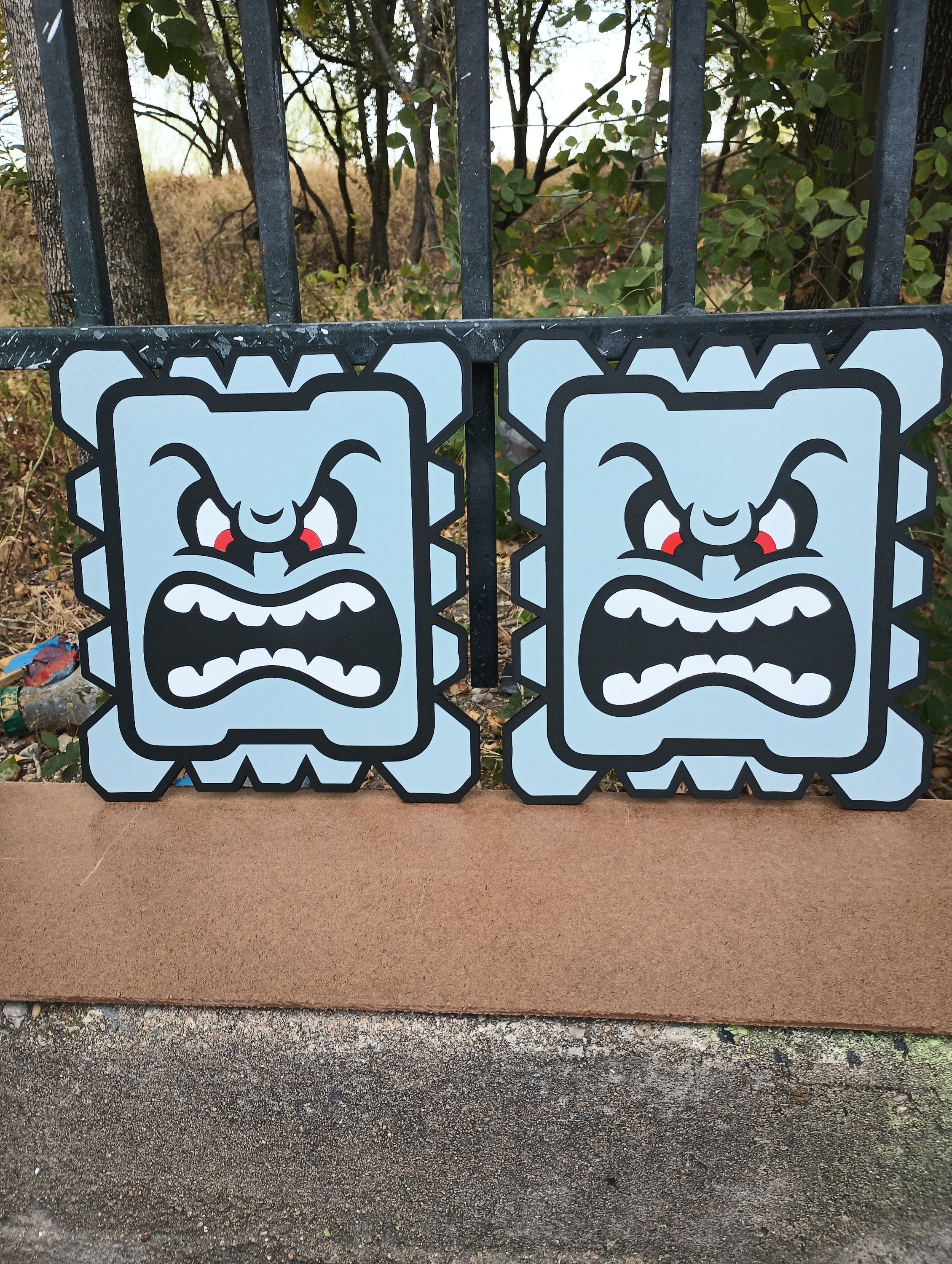 Super Mario Thwomp - Etsy