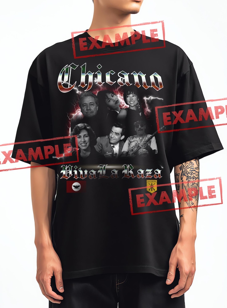 Chicano Bootleg Style Design, PNG, Black Knockout, DTF, DTG - Etsy
