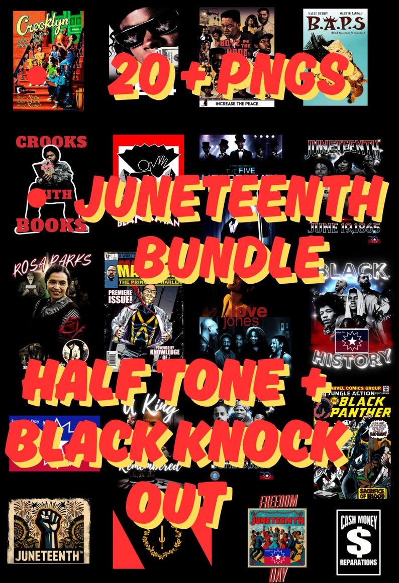 Juneteenth PNG Bundle: Black Culture Designs for DTF, DTG - Etsy