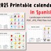 2025 Spanish-english Calendar for Beginners to Learn Spanish - Etsy UK