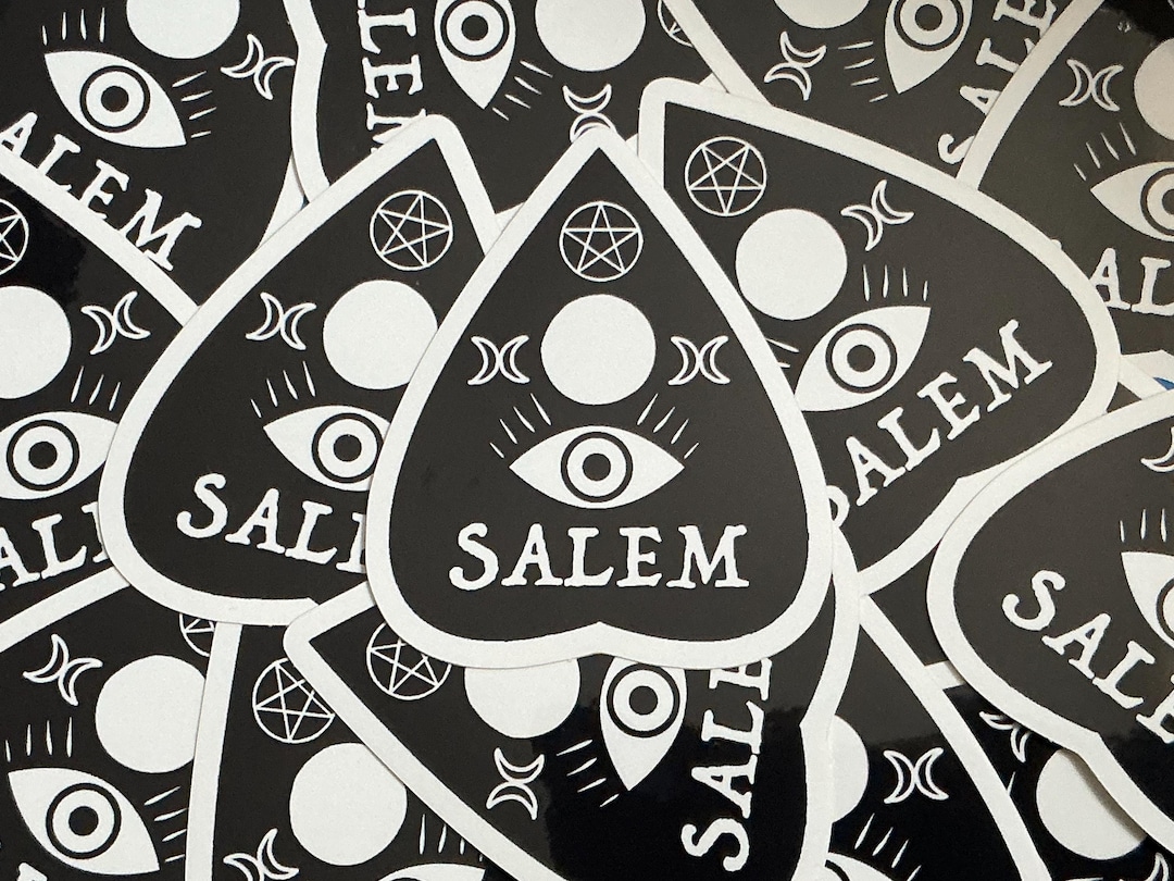 Salem Planchette Sticker: Occult Symbols, Glossy Vinyl - Etsy