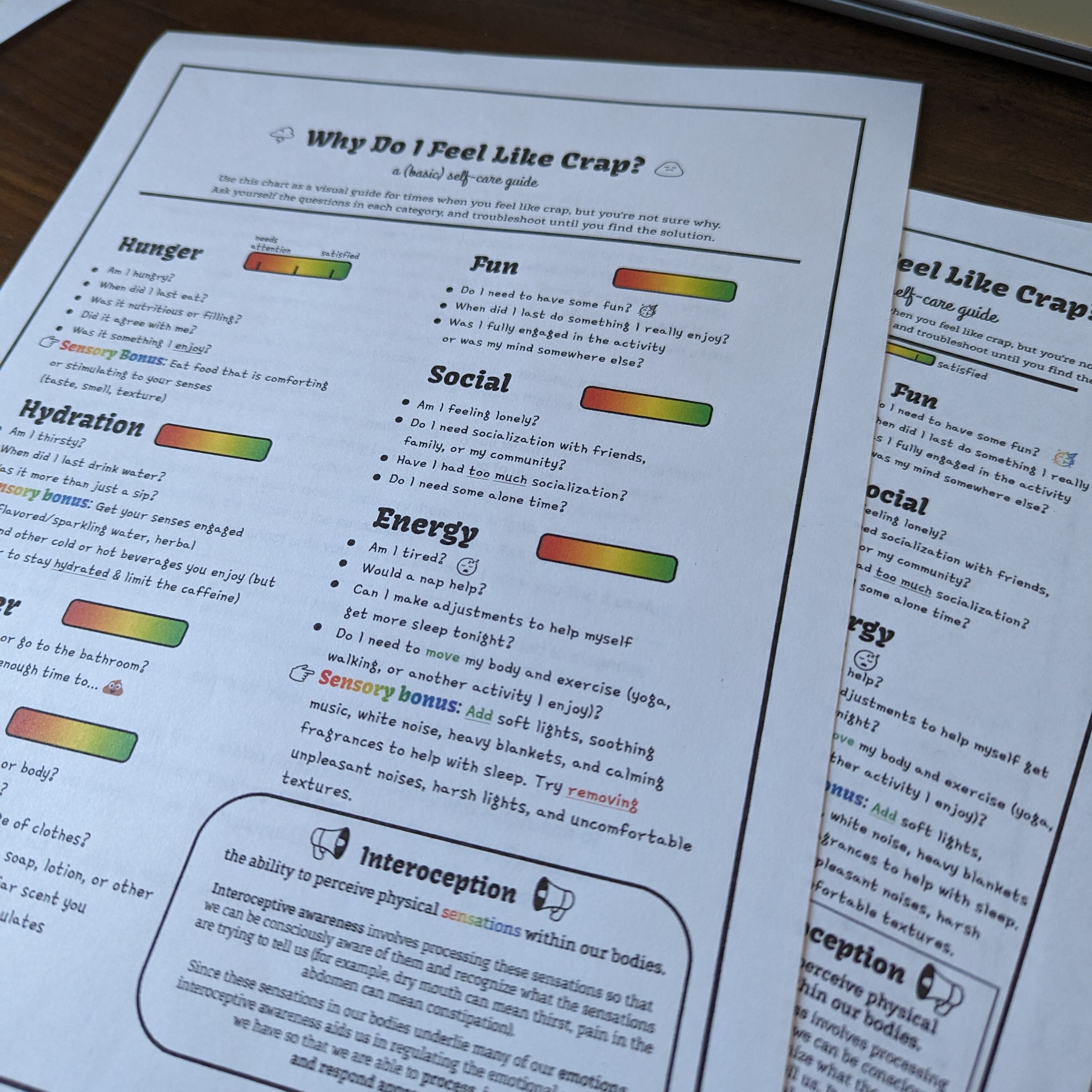 Why Do I Feel Like Crap Self Care Guide Adults and Teens - Etsy